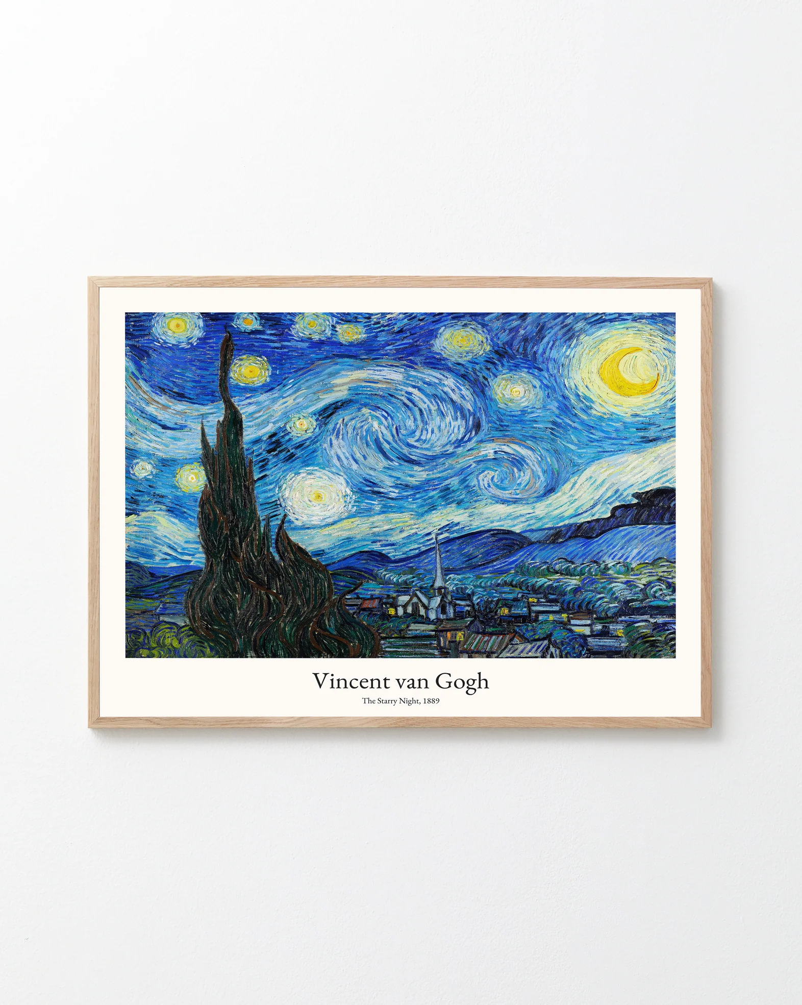The Starry Night Poster - Vincent van Gogh | Wallbaby.com