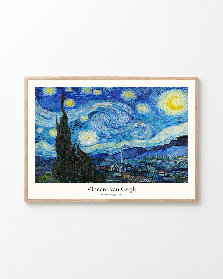 The Starry Night Poster - Vincent van Gogh | Wallbaby.com