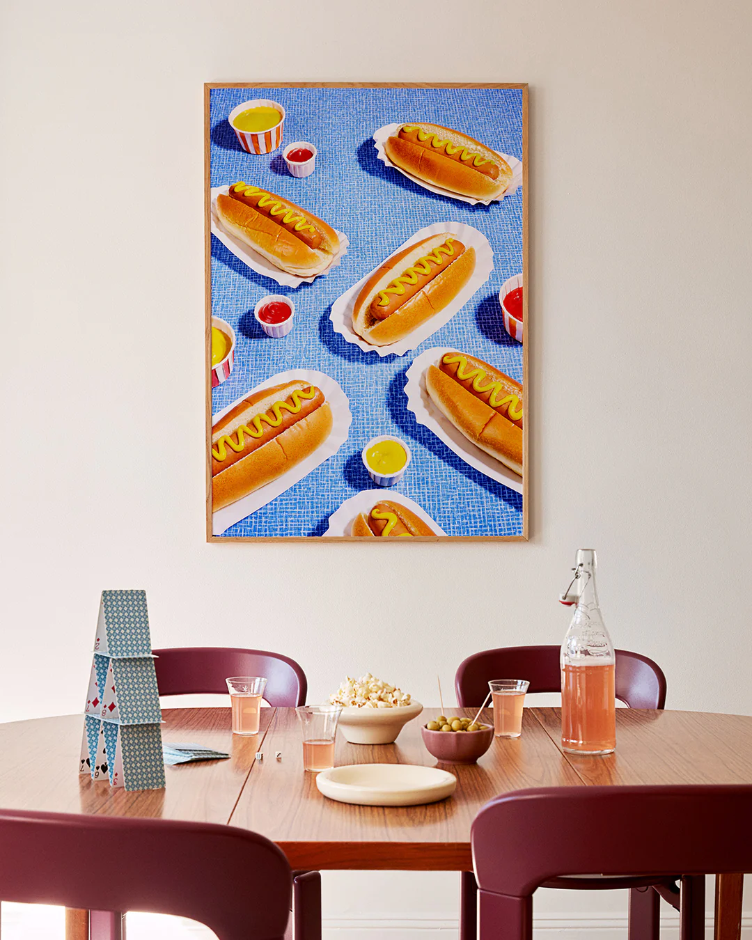 Hot Dogs - Photo Kitchen Art | Wallbaby.com