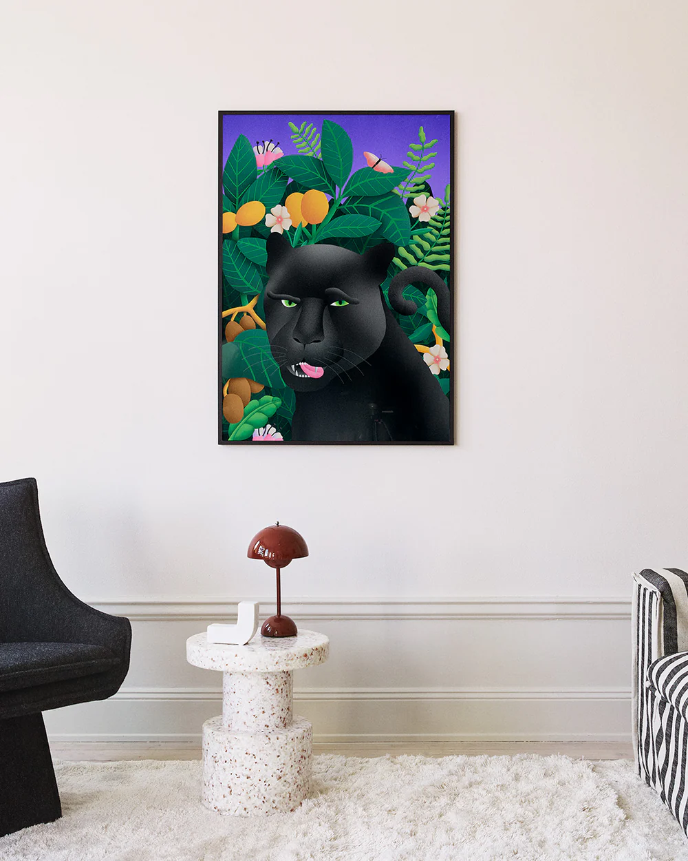 Panther - Cool Panther Jungle Art Poster | Wallbaby